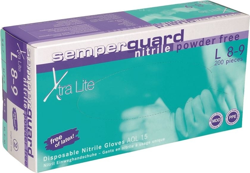 Rukavice SEMPERIT EXTRA LITE nepudrované - 200ks
