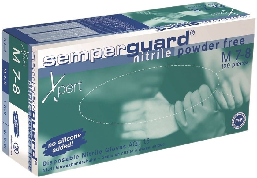 Rukavice SEMPERIT XPERT nepudrované - 100ks